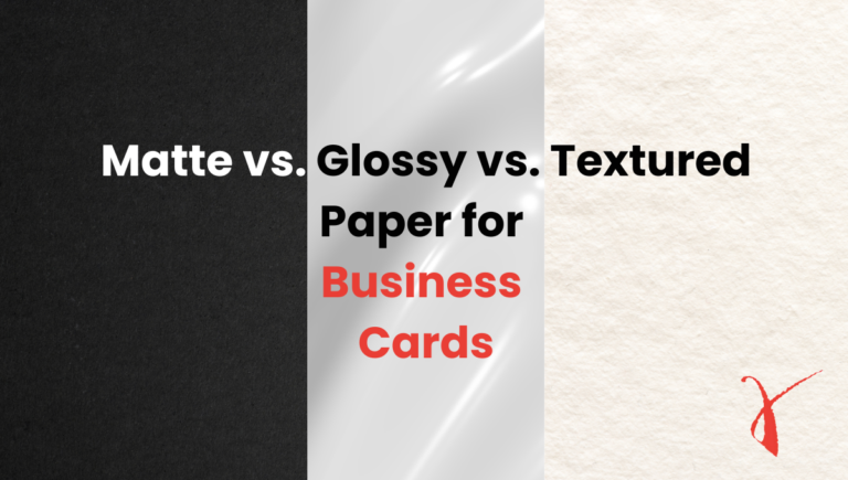 Matte vs. Glossy vs. Textured Paper for Business Cards | Japan Printing ...
