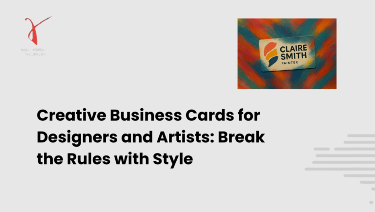 Creative Business Cards For Designers And Artists: Break The Rules With ...