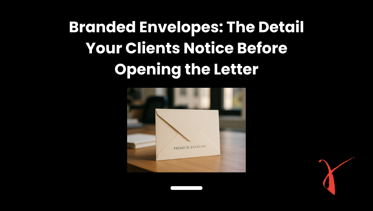 Branded Envelopes: The Detail Your Clients Notice Before Opening The Letter