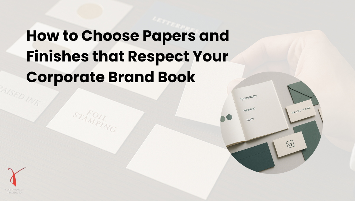 How To Choose Papers And Finishes That Respect Your Corporate Brand Book