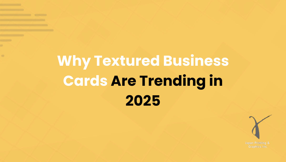 Why Textured Business Cards Are Trending In 2025